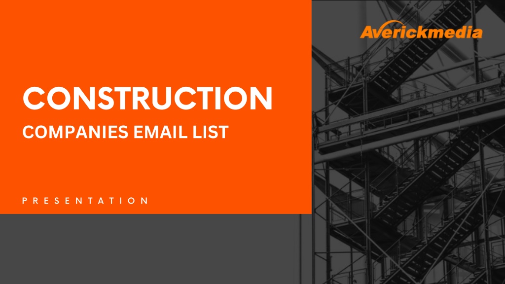 PPT - Construction Companies market data Gain insights to make informed ...