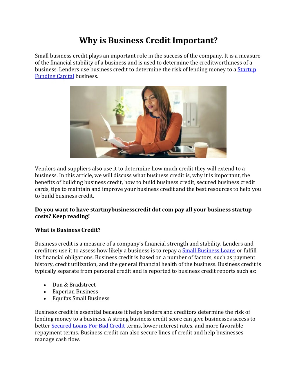 PPT - Why is Business Credit Important PowerPoint Presentation, free ...
