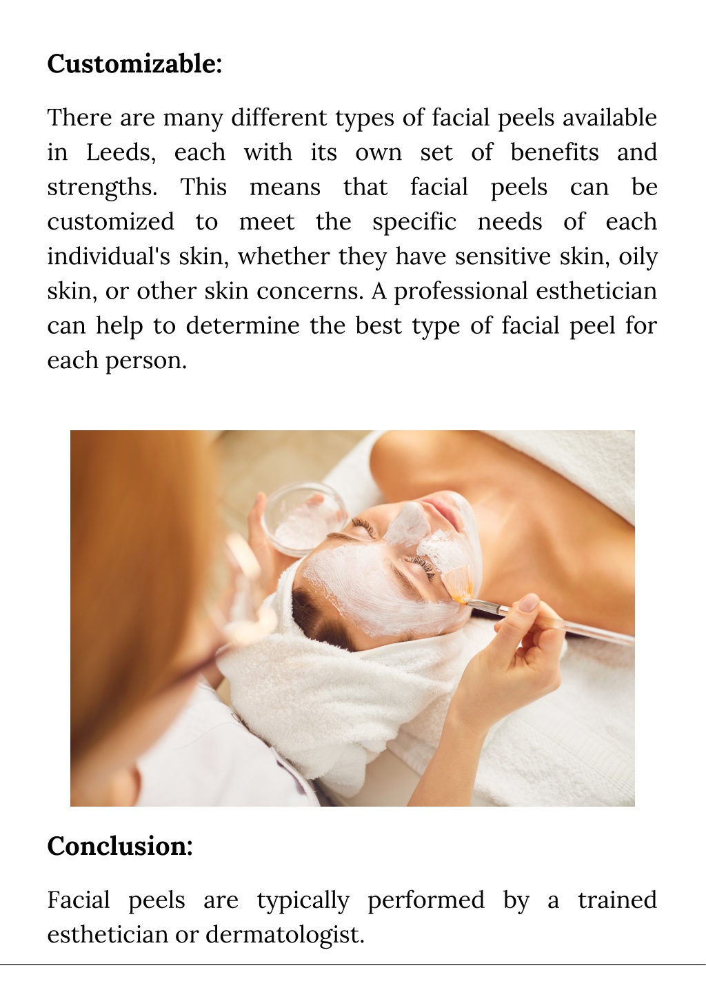 PPT - Benefits Of Facial Peel Leeds PowerPoint Presentation, free ...
