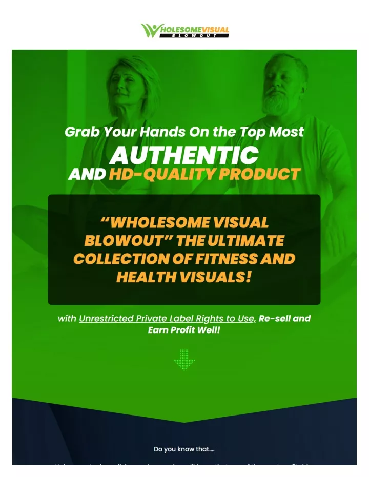 PPT - Wholesome Visual - The Ultimate Collection of Fitness and Health ...