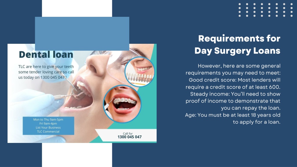 PPT - Everything You Need to Know About Day Surgery Loans PowerPoint ...