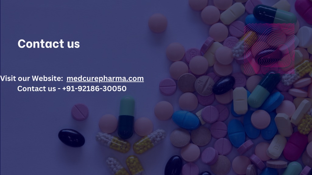 PPT - Pharmaceutical tablets Manufacturers in India | Medcure Pharma ...