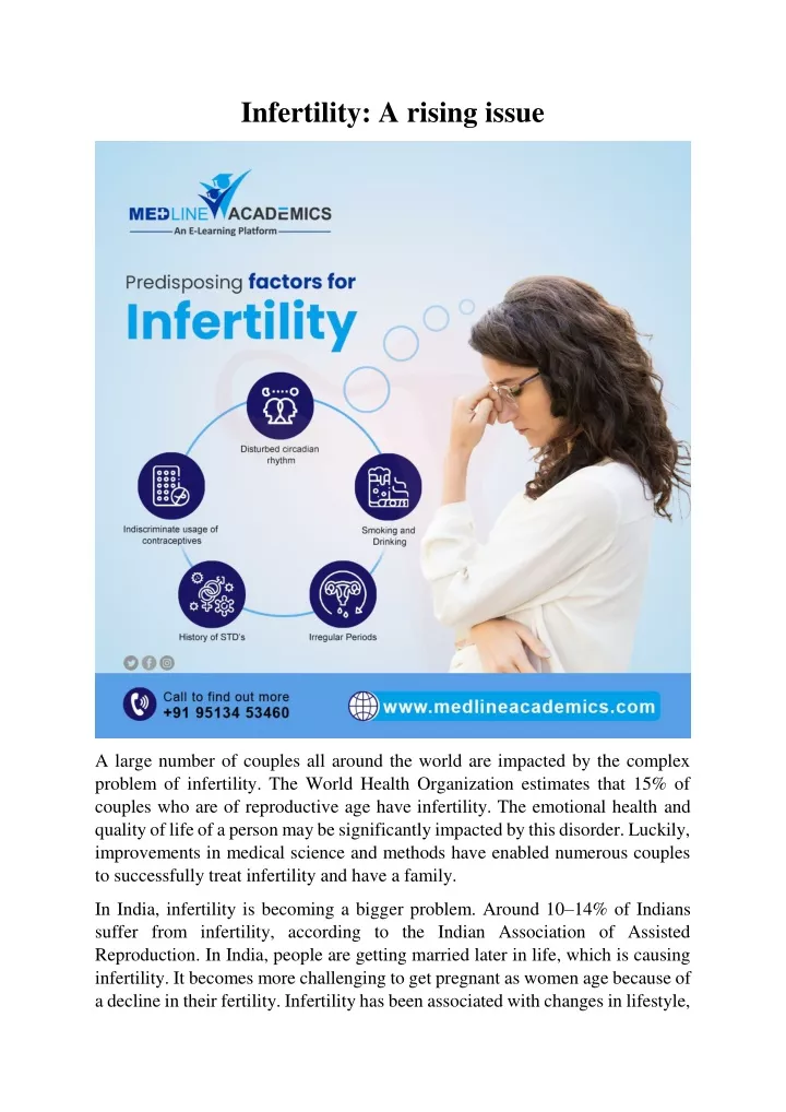 PPT - Infertility A rising issue PowerPoint Presentation, free download ...