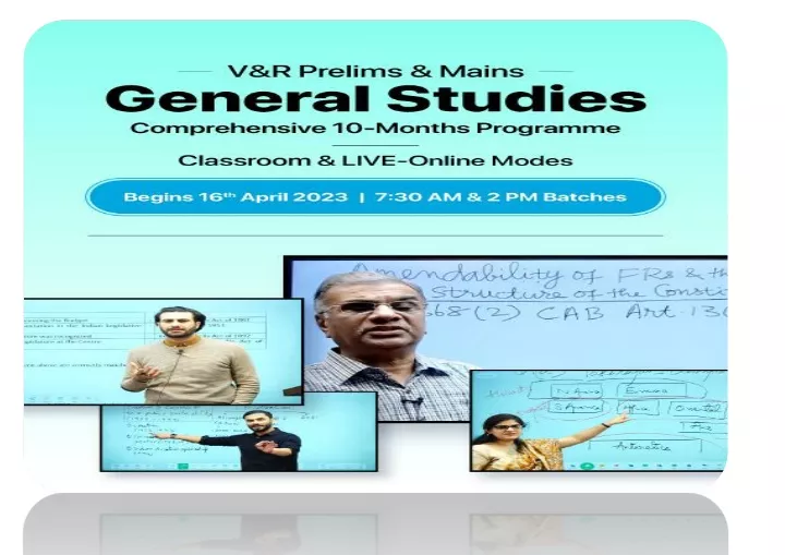 PPT - General Studies Online Classes for UPSC – Vajiram & Ravi ...