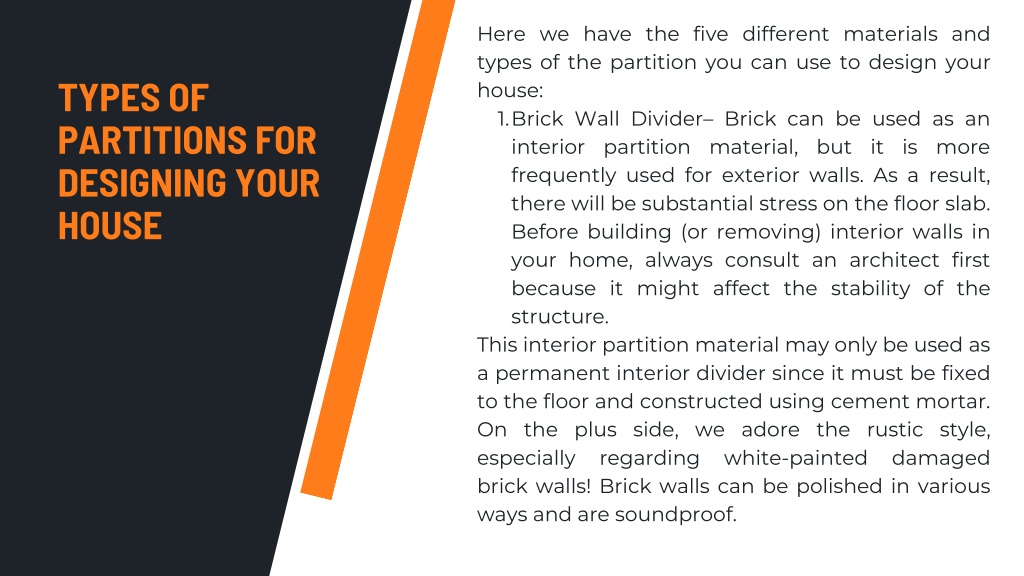 PPT - Beautiful Partition Materials for Designing Your House PowerPoint ...