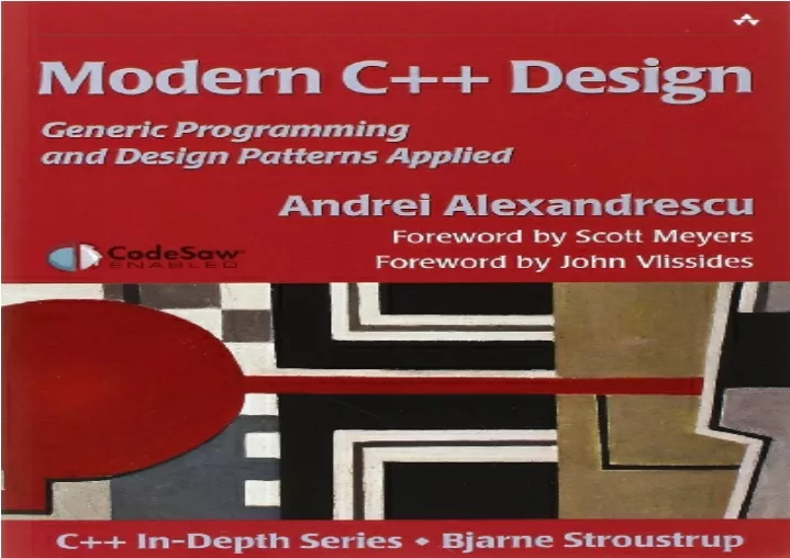 PPT - PDF Modern C Design: Generic Programming and Design Patterns Applied ipad PowerPoint ...
