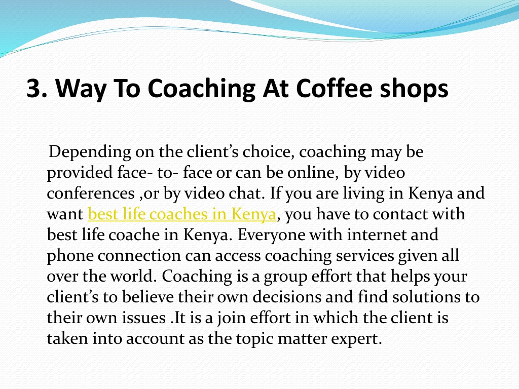 PPT - 5 REASONS LIFE COACHING IS A GOOD CAREER1 PowerPoint Presentation ...