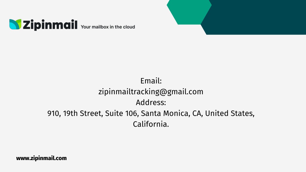 PPT - Leading Virtual Mailbox | Zipinmail PowerPoint Presentation, free ...