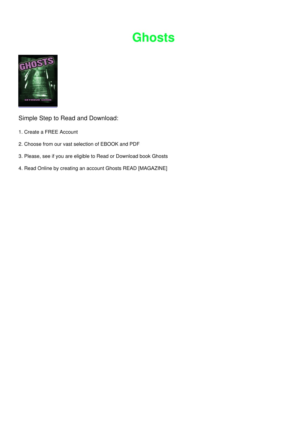 PPT - Ebook ️(download)⚡️ Ghosts PowerPoint Presentation, free download - ID:12082176