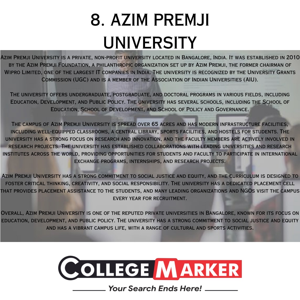 PPT - Top 10 Universities in Bangalore 2023-24 PowerPoint Presentation ...