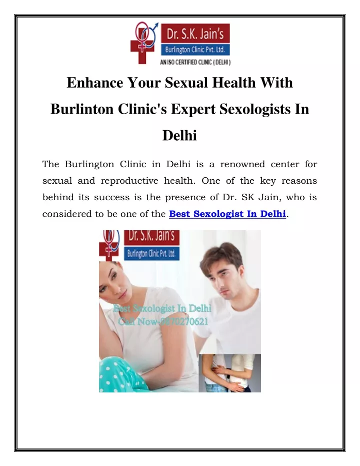 Ppt Best Sexologist In Delhi Call 9870270621 Powerpoint Presentation