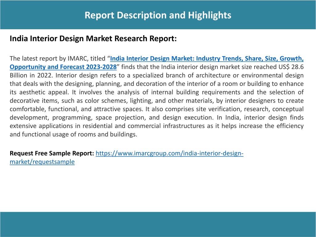 PPT - India Interior Design Market Size, Share, Trends, Industry Scope ...