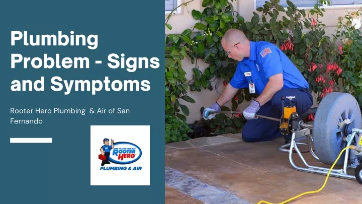 PPT - Plumbing Problem - Signs and Symptoms PowerPoint Presentation ...
