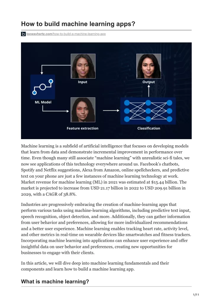 PPT - leewayhertz.com-How to build machine learning apps PowerPoint Presentation - ID:12085213