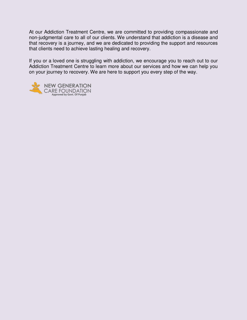 Ppt Healing And Recovery At Our Addiction Treatment Centre Powerpoint