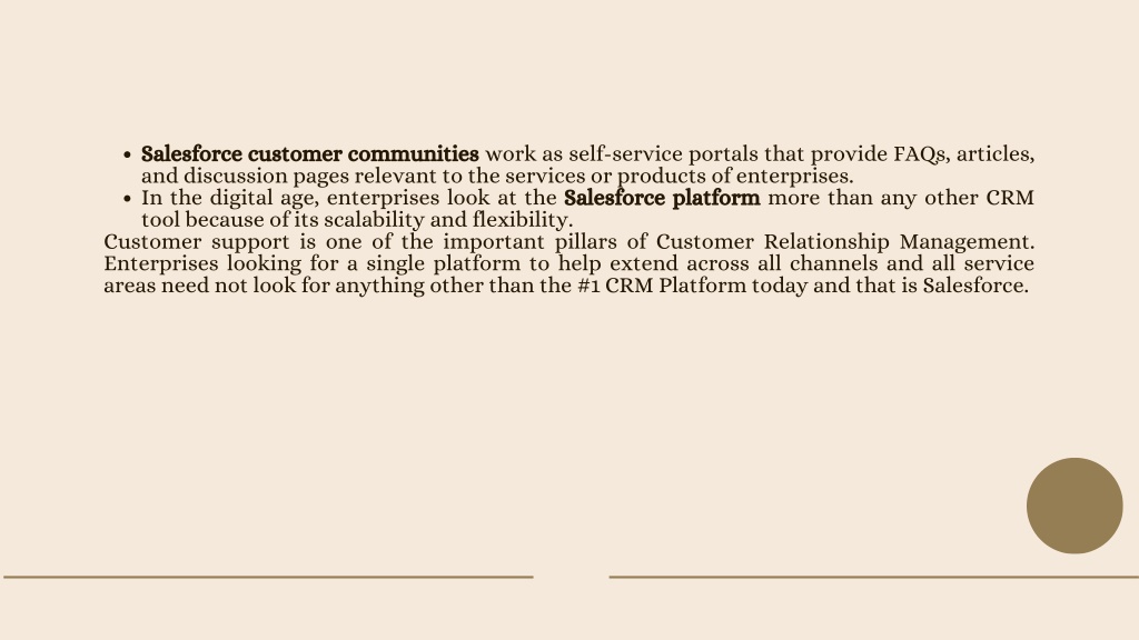 Ppt Salesforce Communities And Its Benefits Powerpoint Presentation