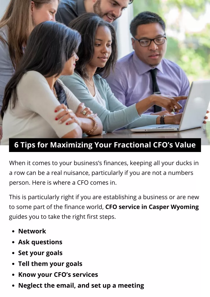 PPT - 6 Tips for Maximizing Your Fractional CFO’s Value PowerPoint ... PPT - 6 Tips for Maximizing Your Fractional CFO’s Value PowerPoint ...