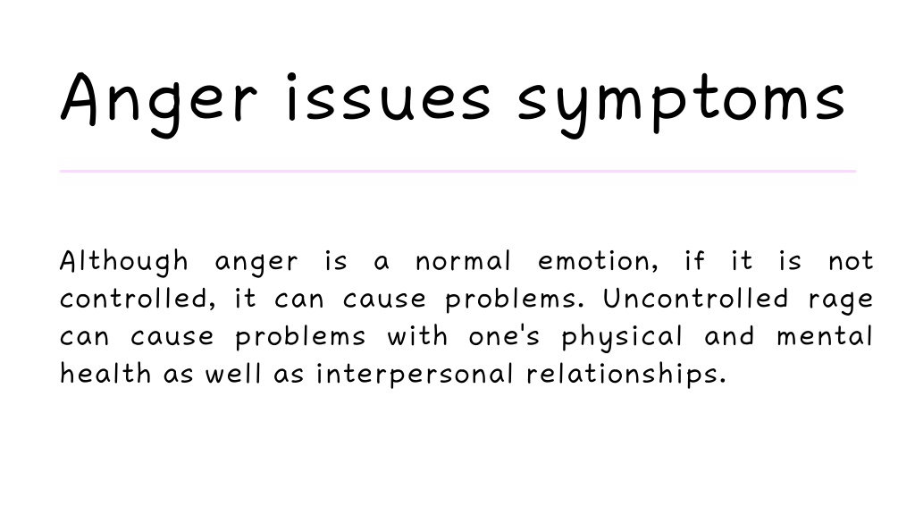 PPT - Anger Management Counseling Services PowerPoint Presentation ...