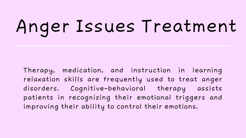 PPT - Anger Management Counseling Services PowerPoint Presentation ...