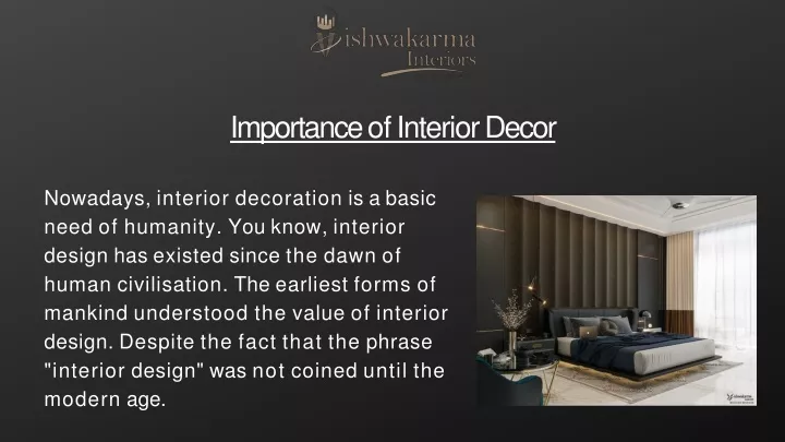 PPT - Importance of Interior Decor PowerPoint Presentation, free ...