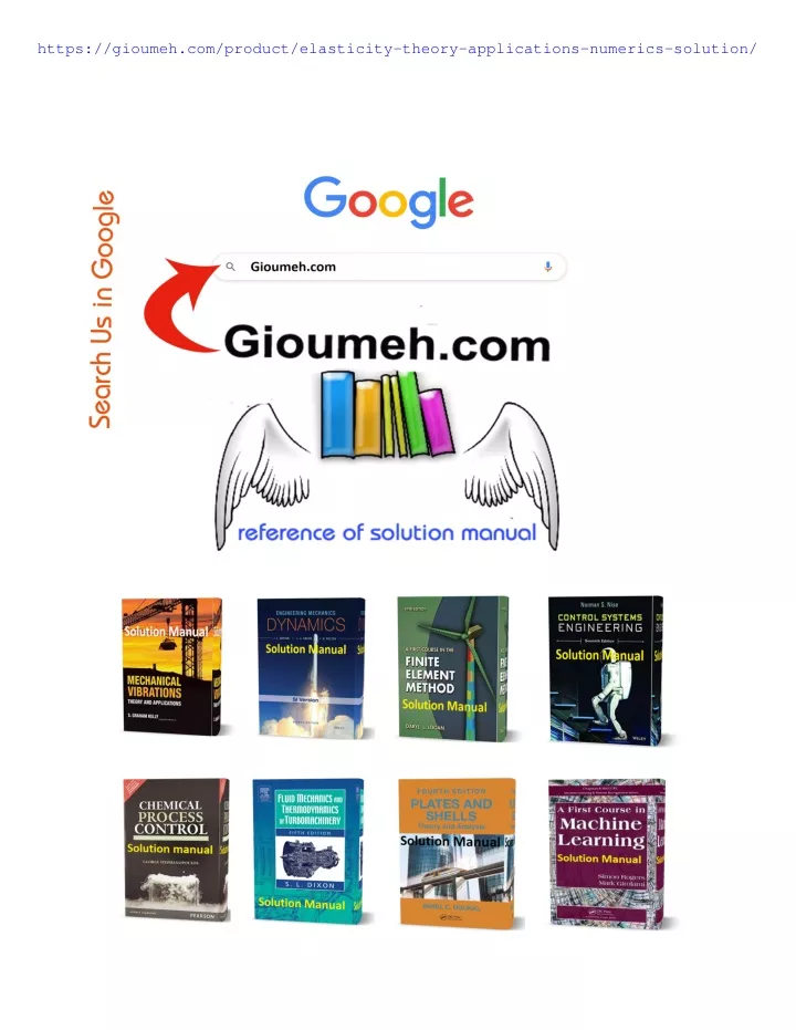 Ppt Solution Manual Of Elasticity Theory Applications And Numerics By Sadd 2nd And 4th