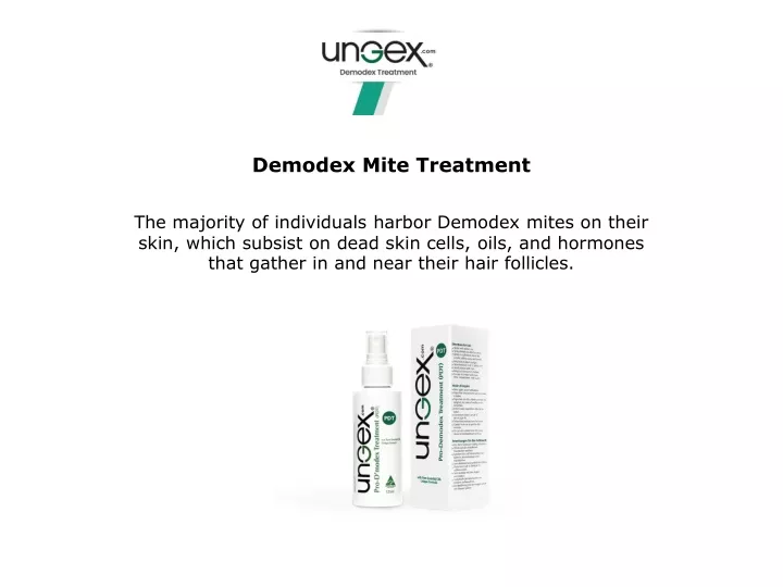 PPT - Demodex Mite Treatment PowerPoint Presentation, free download ...