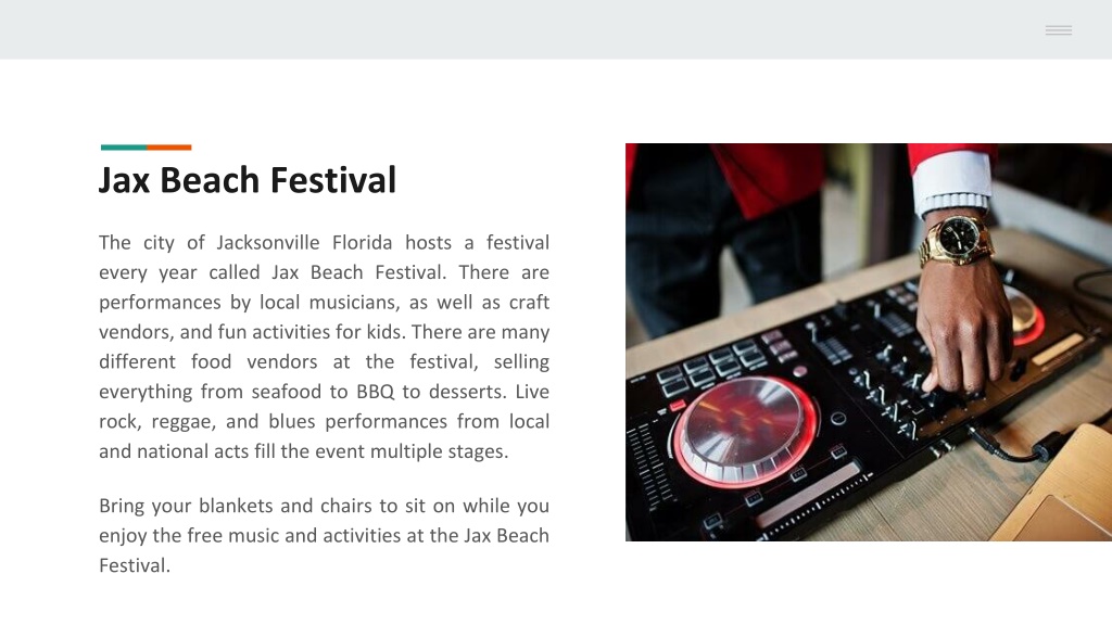 PPT - Best Festivals in Jacksonville Florida PowerPoint Presentation ...
