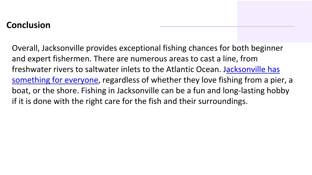 PPT - Best Fishing Spots in Jacksonville PowerPoint Presentation, free ...