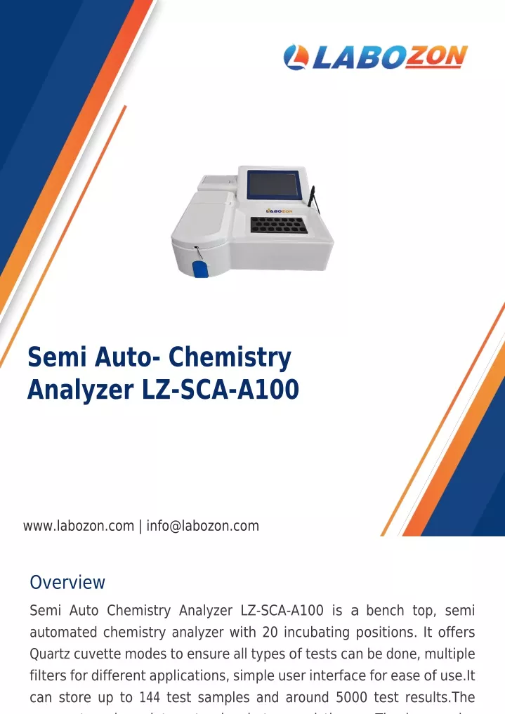PPT - Semi-Auto--Chemistry-Analyzer PowerPoint Presentation, free ...