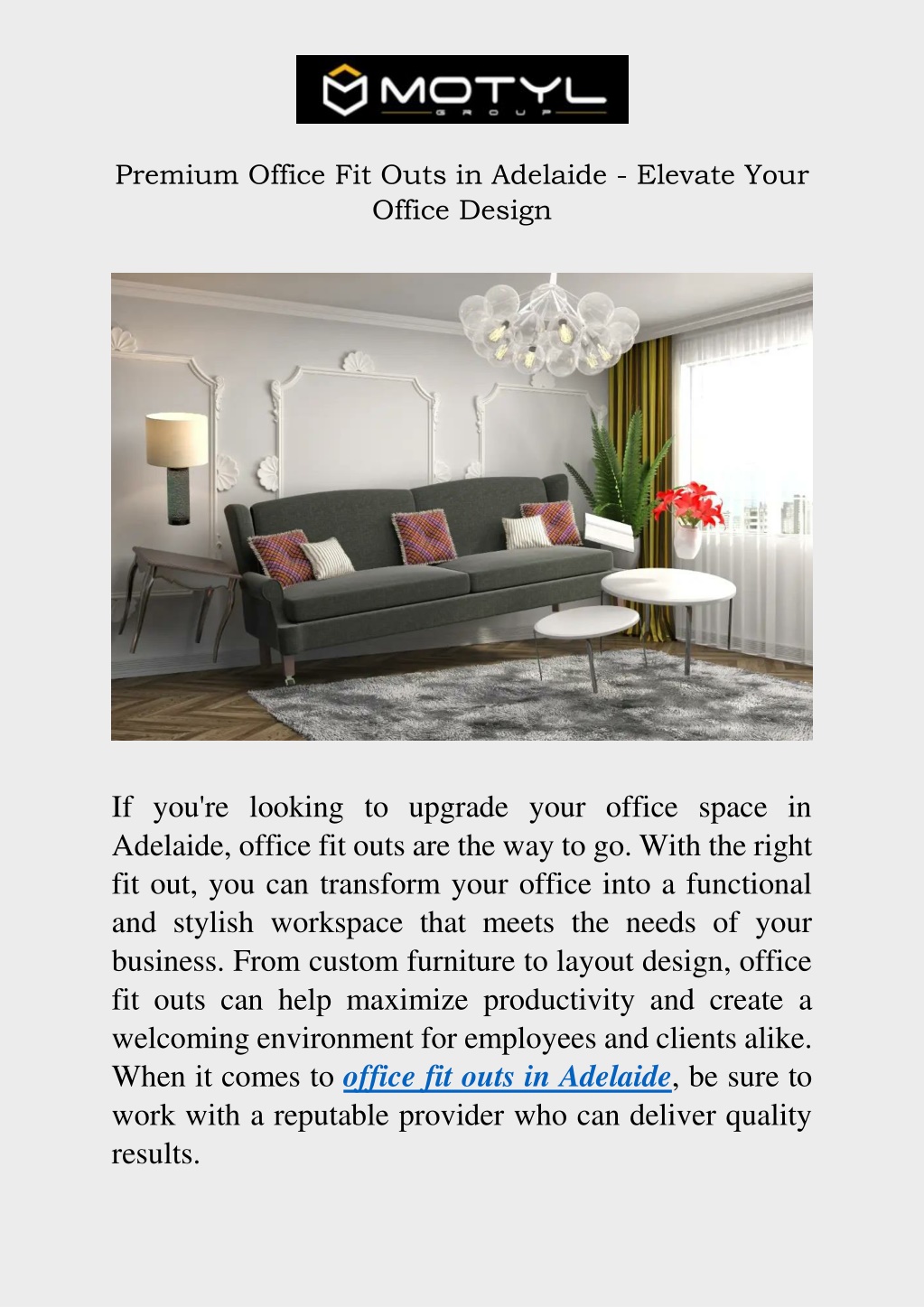 PPT - Premium Office Fit Outs in Adelaide - Elevate Your Office Design PowerPoint Presentation ...