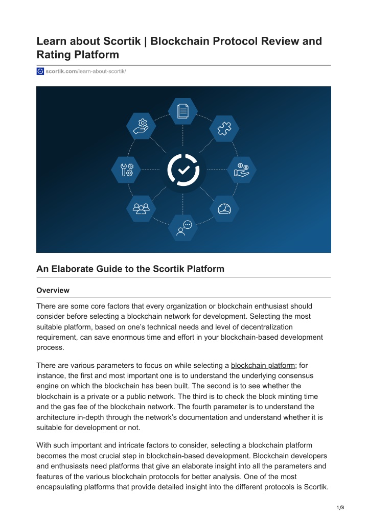 PPT - scortik.com-Learn about Scortik Blockchain Protocol Review and ... PPT - scortik.com-Learn about Scortik Blockchain Protocol Review and ...