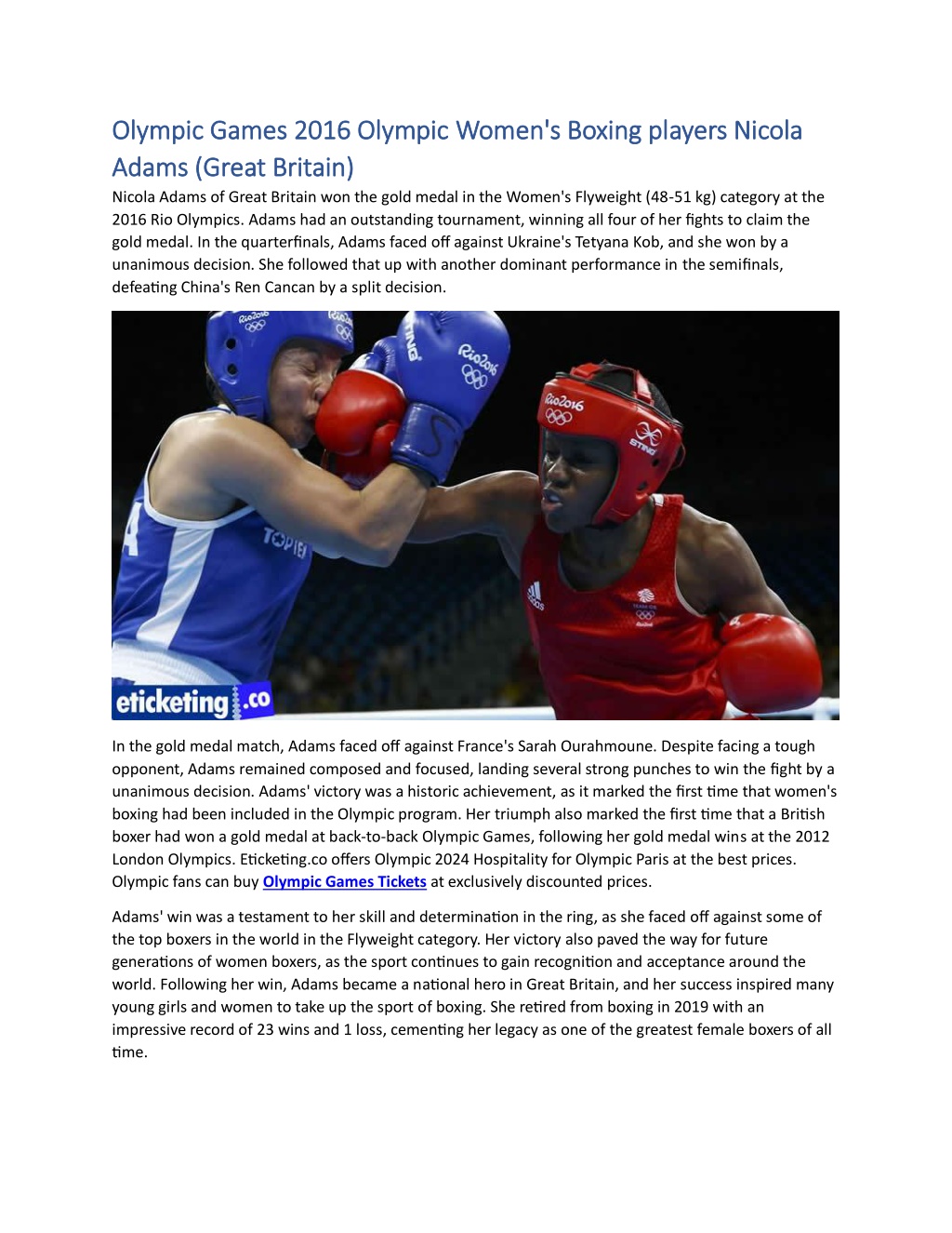 PPT - Olympic Paris Olympic Boxing Complete info till Paris 2024 ...