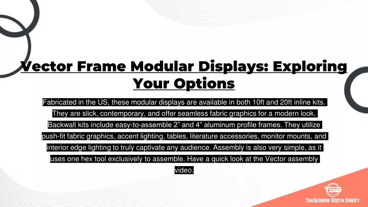 PPT - Benefits of Choosing Vector Frame Modular Displays PowerPoint ...
