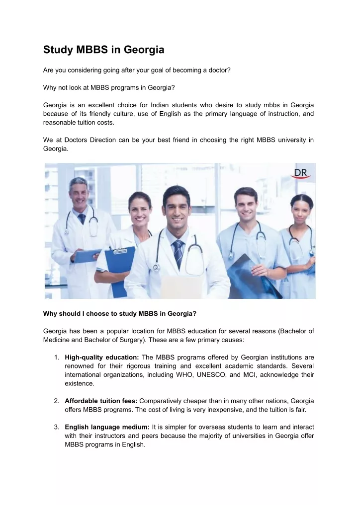 PPT - study mbbs in Georgia PowerPoint Presentation, free download - ID:12102953