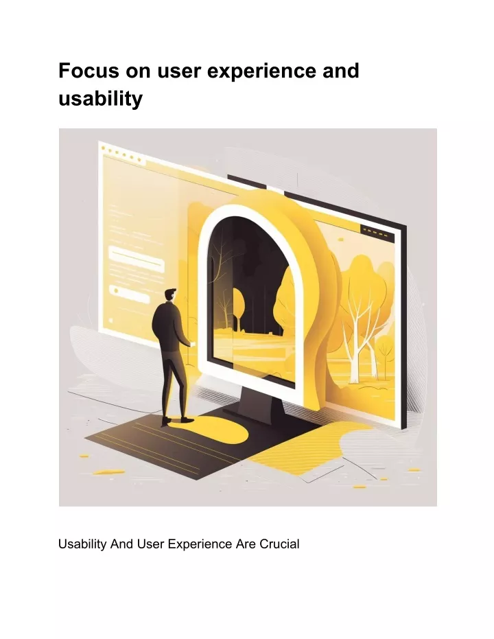 PPT - Focus on user experience and usability PowerPoint Presentation ...