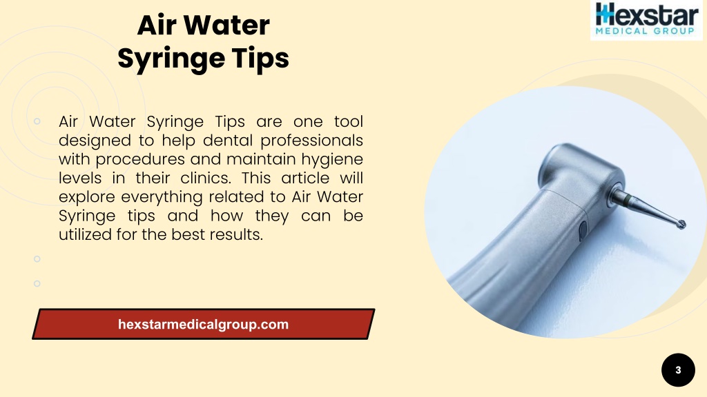 PPT - Air Water Syringe Tips PowerPoint Presentation, free download ...