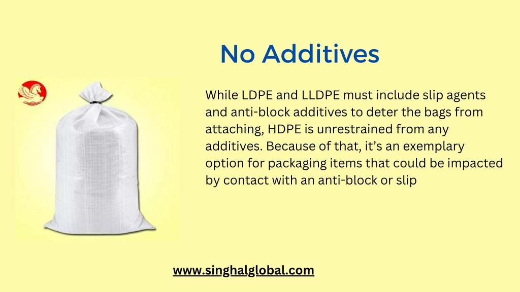 PPT - Advantages of HDPE Bags - Singhal Industry PowerPoint ...