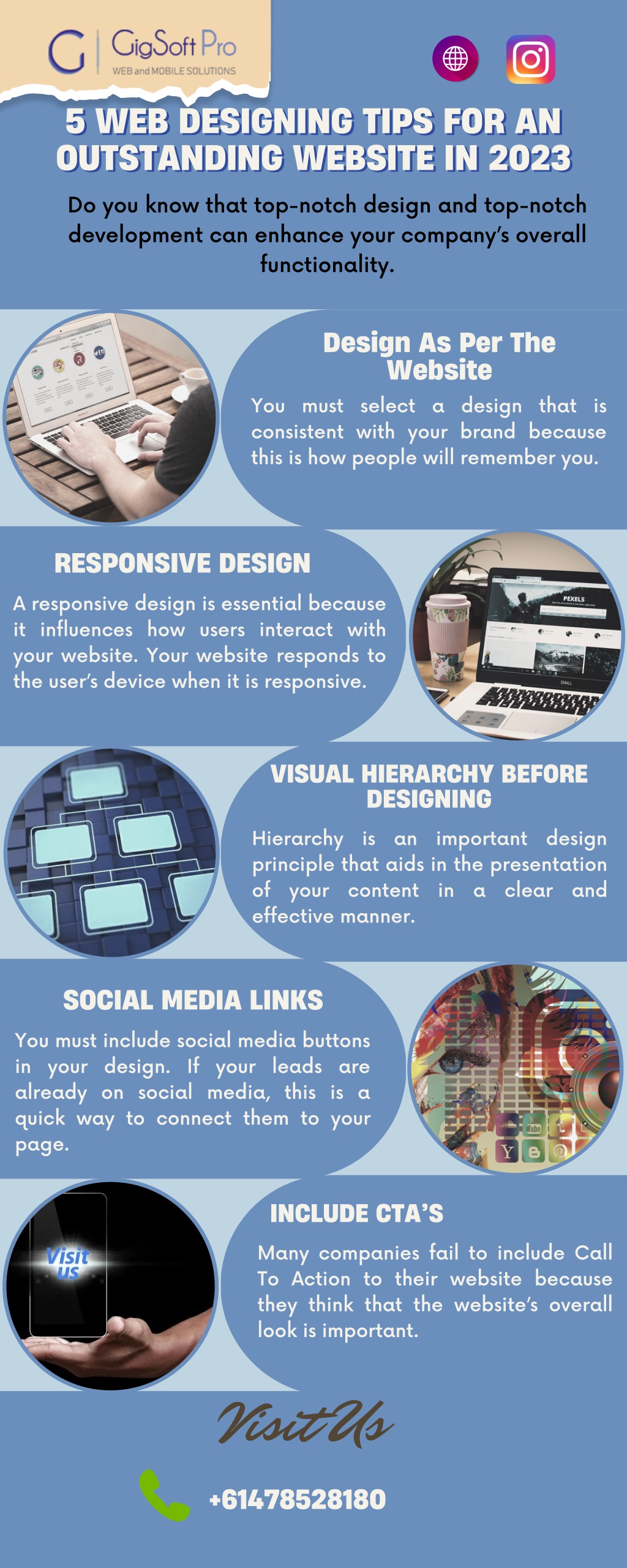 PPT - 5 Web Designing Tips For An Outstanding Website In 2023 ...