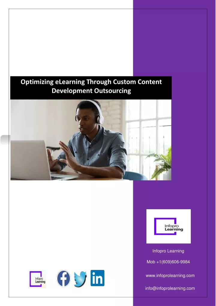 PPT - Optimizing eLearning Through Custom Content Development Outsourcing PowerPoint ...