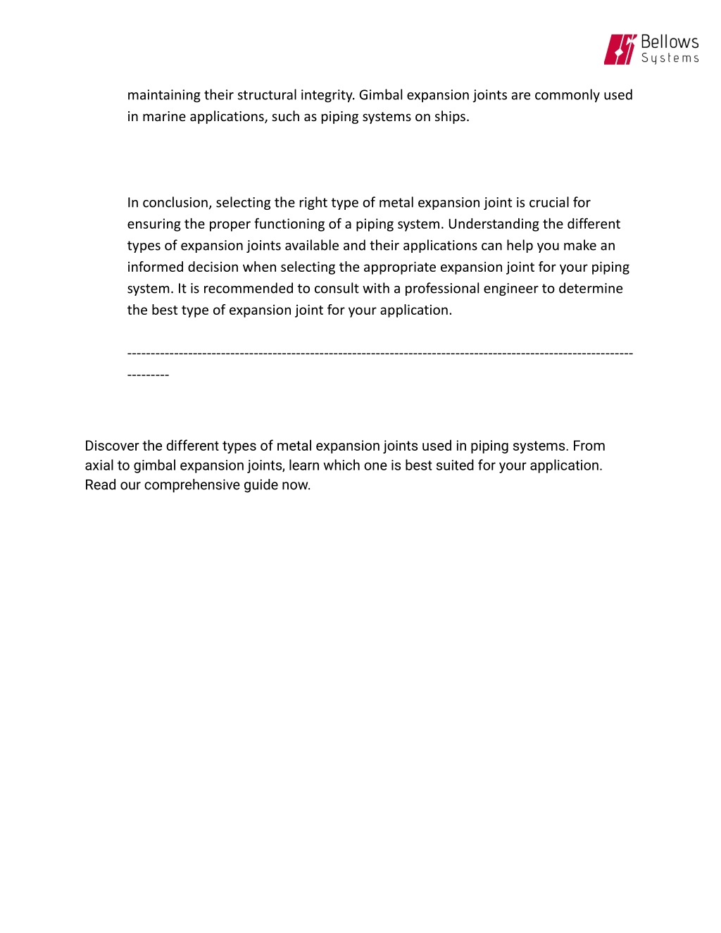 PPT - Types of Metal Expansion Joints_ A Comprehensive Guide PowerPoint ...
