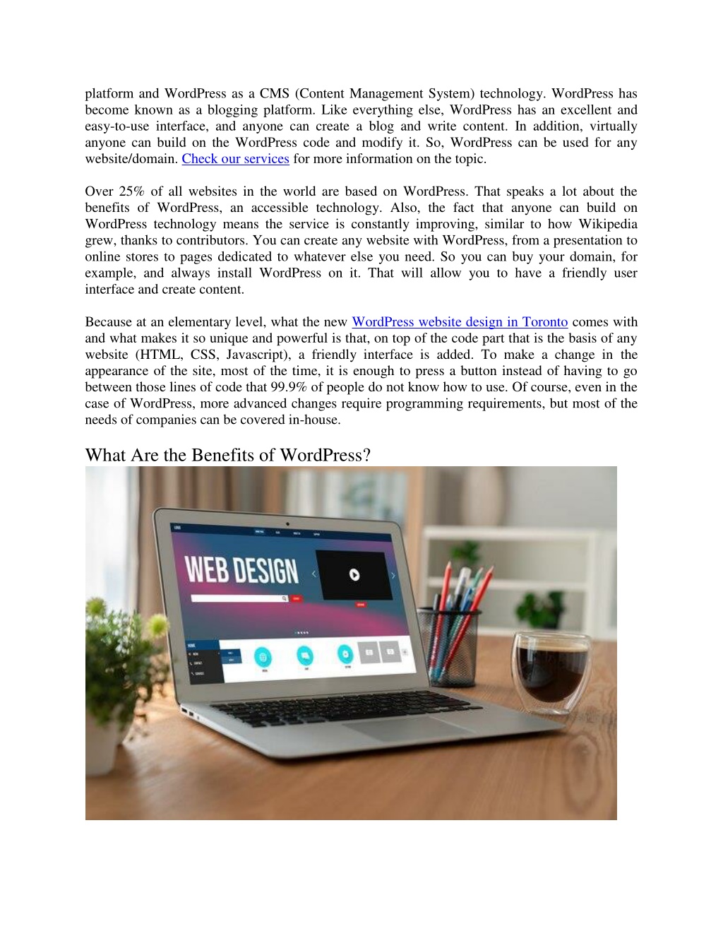 PPT - Why Should You Use WordPress Website Design in Toronto PowerPoint ...