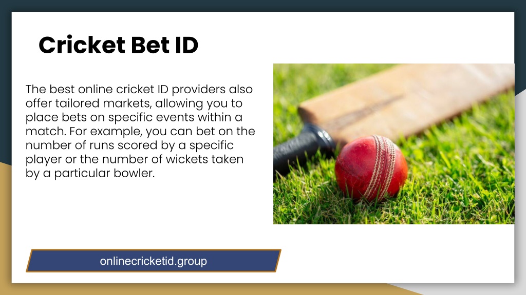 PPT - Online Cricket Bet ID PowerPoint Presentation, free download - ID ...
