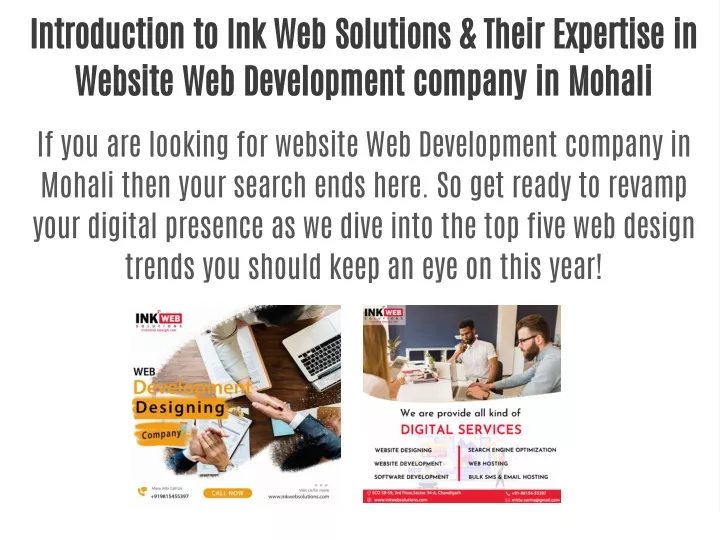 PPT - Introduction to Ink Web Solutions & Their Expertise in Website ... PPT - Introduction to Ink Web Solutions & Their Expertise in Website ...
