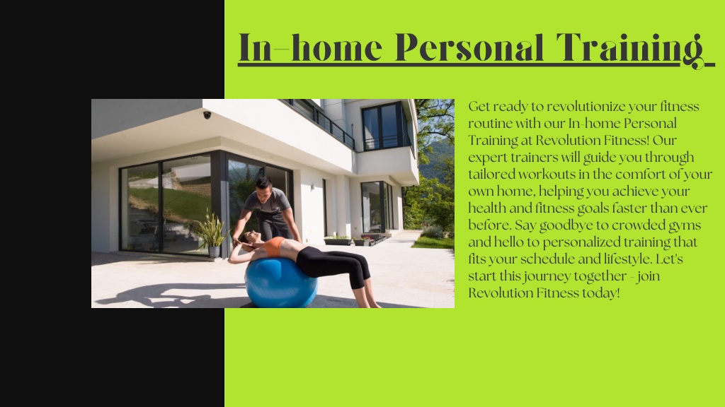 PPT - In-home Personal Training - Revolution Fitness PowerPoint ...