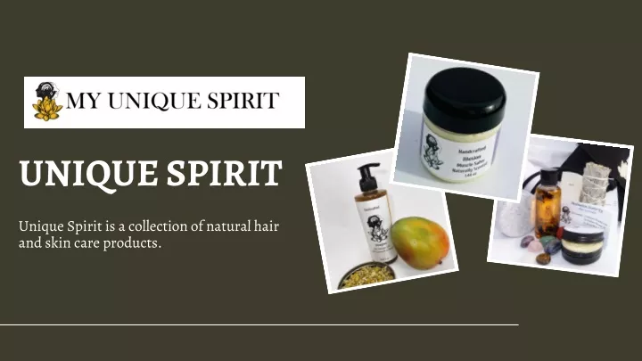 PPT - Best Natural Handcrafted Skin and Haircare Products - Unique ...