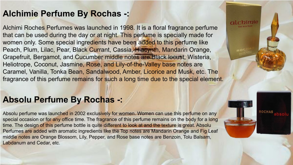PPT - Best Rochas Perfume PowerPoint Presentation, free download - ID ...