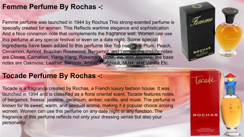 PPT - Best Rochas Perfume PowerPoint Presentation, free download - ID ...