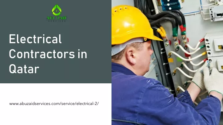 PPT - electrical contractors in qatar pdf PowerPoint Presentation, free ...