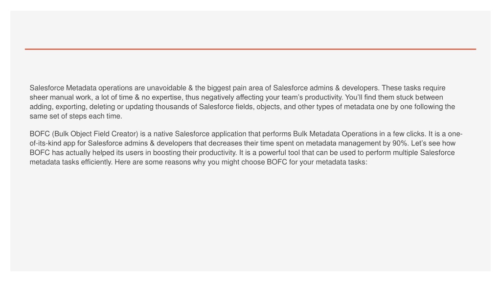 Ppt Why Choose Bofc To Perform Multiple Metadata Operations Powerpoint Presentation Id12126500