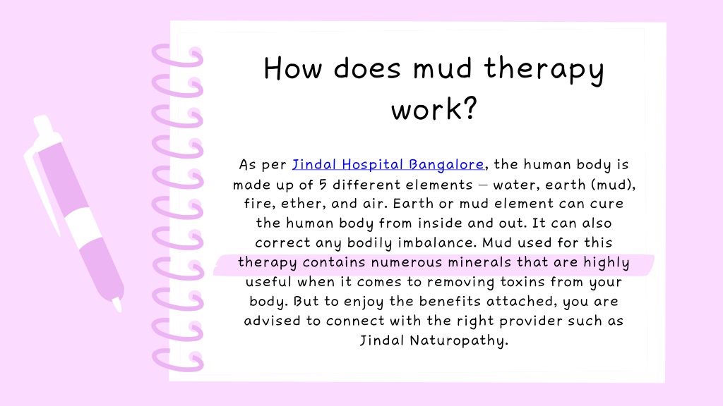 PPT - Amazing Benefits of Opting for Mud Therapy by Jindal Naturecure ...